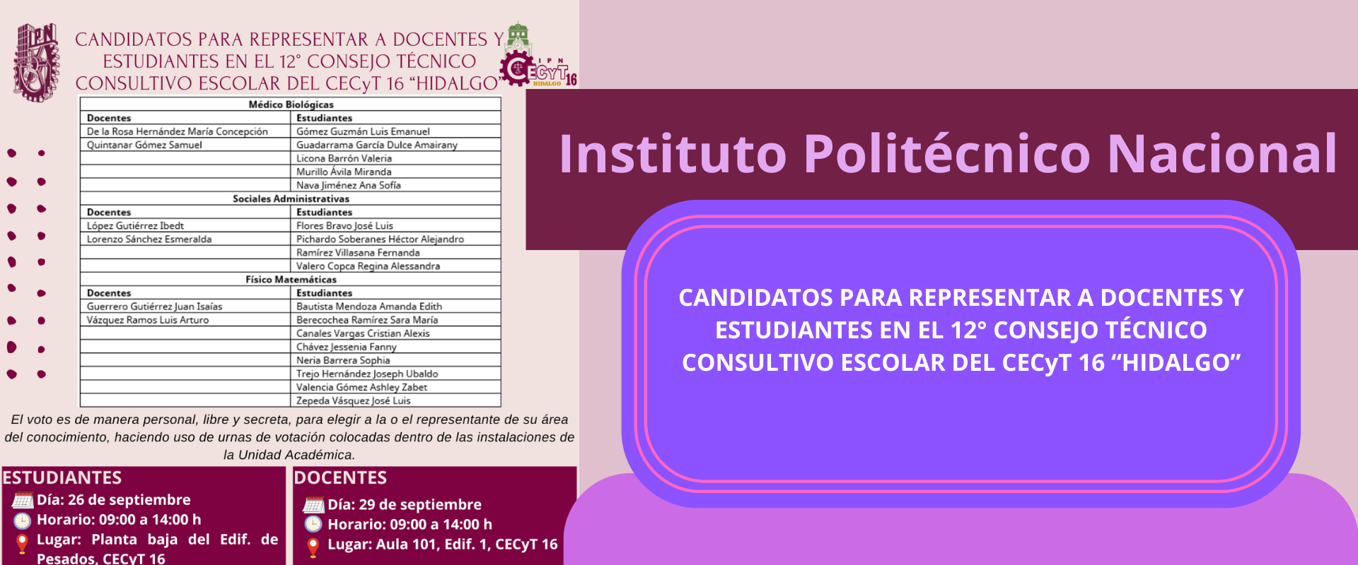 Centro de Estudios Científicos y Tecnológicos No. 16 | IPN Oficial