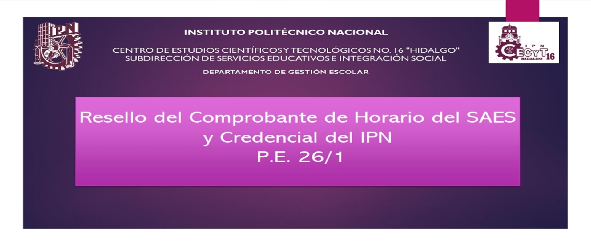 Centro de Estudios Científicos y Tecnológicos No. 16 | IPN Oficial